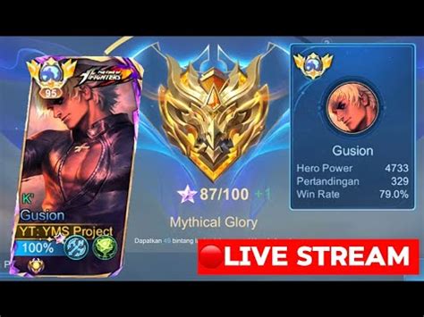 Live Global Gusion Open Mabar Vip Mobile Legends Youtube