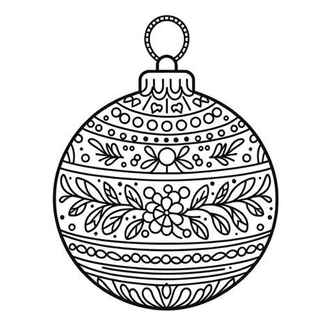 Dessin Gratuit Imprimer Coloriage Boule De No L Simple