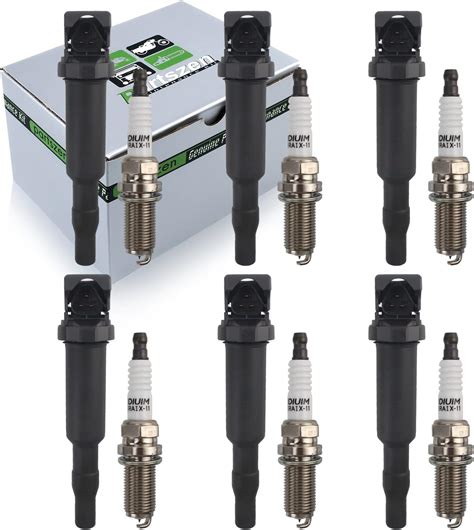 Amazon ECCPP UF515 6 Ignition Coils With 6 Iridium Spark Plugs