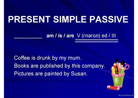 Grammar Passive Voice General Gramm English ESL Powerpoints