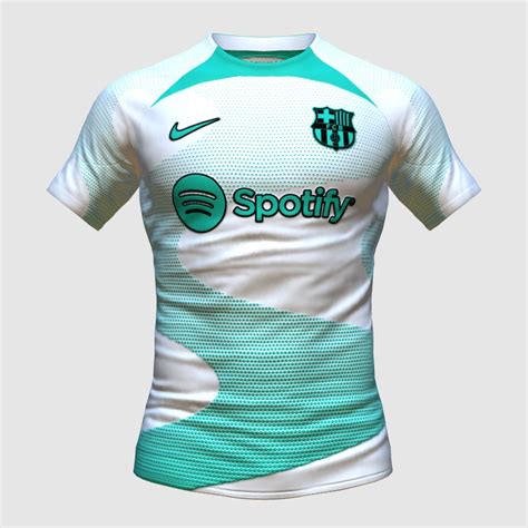 Barcelona White Kit Fifa Kit Creator Showcase
