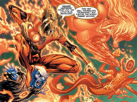 Orange Lantern Corps Wallpaper