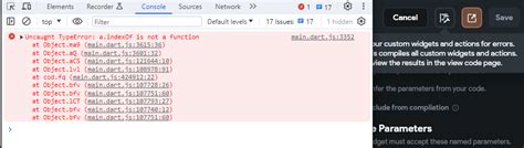 the custom widget code editor isn t compiling in a specific project · issue 1629 · flutterflow