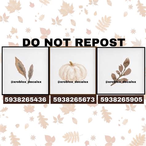 Roblox Decals Fall Decal Bloxburg Decals Codes Wallpaper Halloween