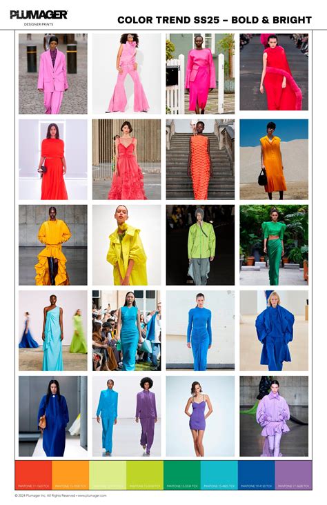 Color Trend Forecast Spring Summer Plumager Inc In