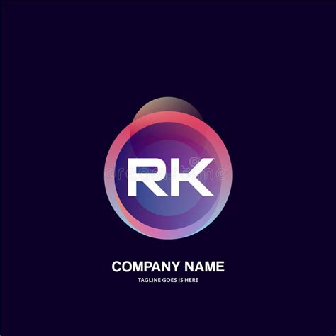Rk Initial Logo Stock Illustrations 1 123 Rk Initial Logo Stock