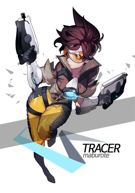 Tracer Overwatch And 1 More Drawn By Maburote Danbooru