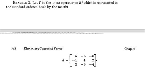 solved example 3 let t be the linear operator on r3 which