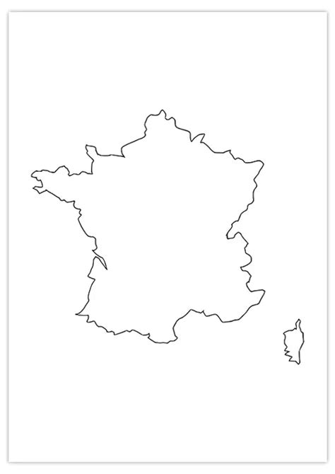 Carte De France Vierge Calendrier Su