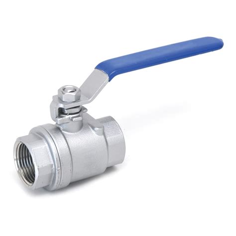 Stainless Steel 2 Pc Body Ball Valve 1000 WOG NPT BSPT BSP India