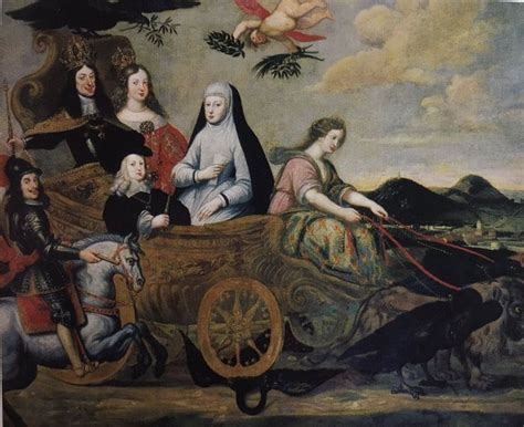 An Old Painting With Many People In It