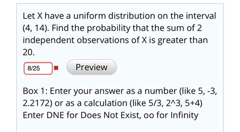 solved let x have a uniform distribution on the interval