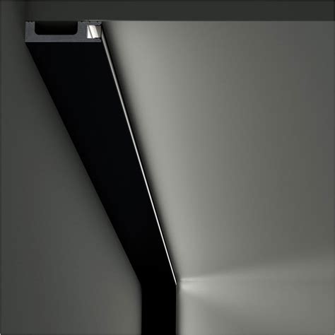 IL10 Black Nmc Listwa ścienna led Listwa ścienna czarna Ral 7021 z