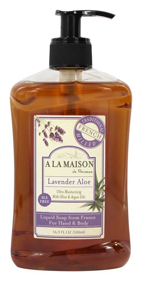 A La Maison Traditional French Milled Liquid Soap Lavender Aloe 16
