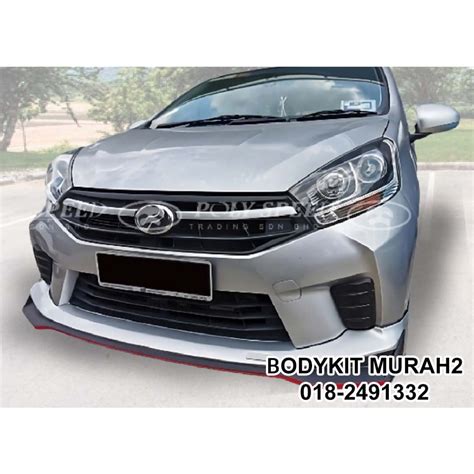 Perodua Axia 2017 2018 2019 Drive 68 D68 Bodykit With Paint Shopee