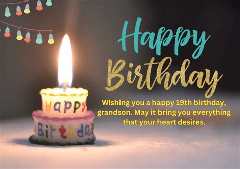Best Happy Th Birthday Wishes For Grandson To Send