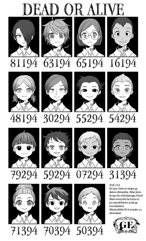 Pin De Eimer Guevara En The Promised Neverland En Boceto De