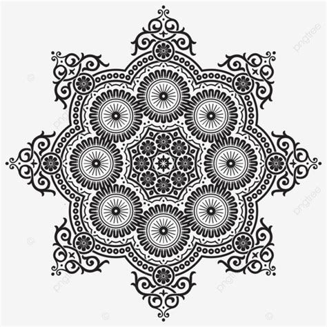 Vintage Floral Ornament Illustration Ornate Floral Design Vector