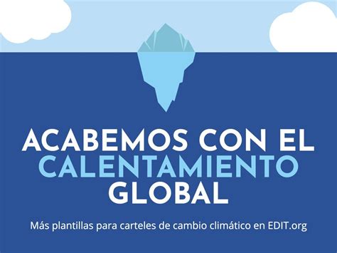 Modelos de cartazes sobre mudança climática