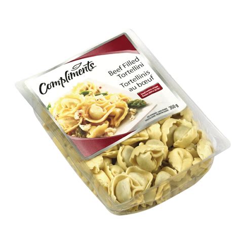 Pâtes fraîches tortellini farcis à la viande