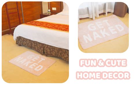 Amazon De Jevuoyee 50 8 X 81 3 Cm Get Naked Badematte Get Naked