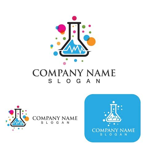 Premium Vector Lab Icon Template Vector Illustration