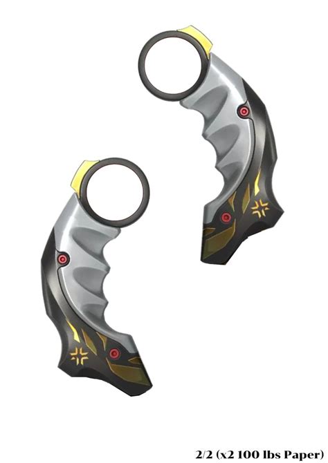 Valorant Champions 2021 Karambit Papercraft Template ในป 2023