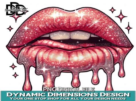 36 Dripping Lips Clipart Png Designs Graphics