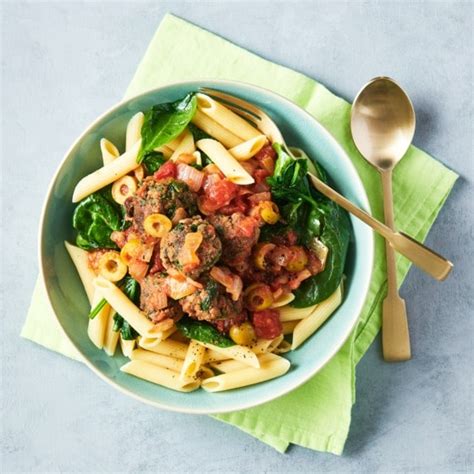 Penne Met Gehakt Spinazieballetjes Jumbo