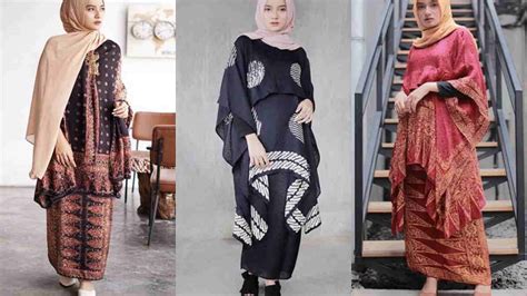 Outfit Kondangan Batik Hijab Tampil Kekinian Dan Stylish