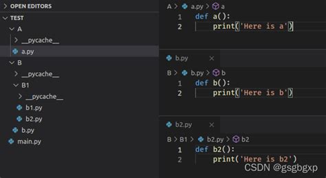 python调用另一个 py文件中的类和函数或直接运行另一个 py文件 python引用其他py文件的函数 csdn博客