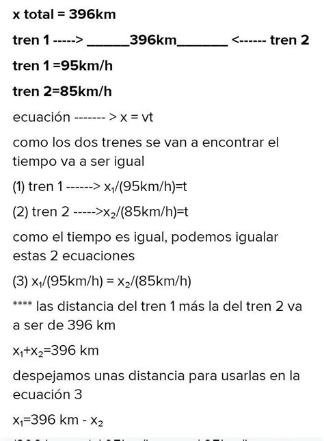 Dos Trenes Salen Al Mismo Tiempo De Dos Estaciones Separadas Por Una