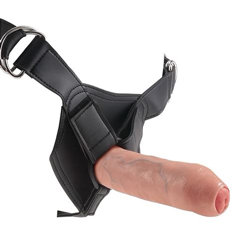 Strap On King Penis Uncut Natural pe Sexlab ro cu livrare discretă