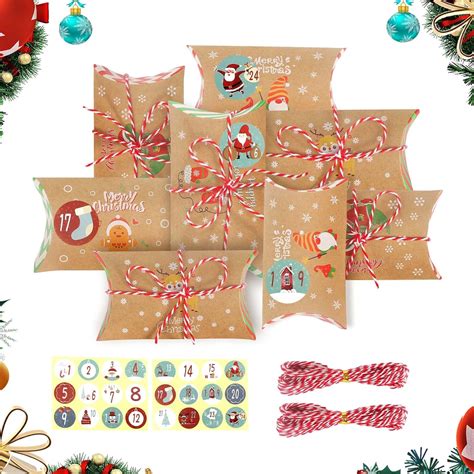 Calendrier De L Avent Remplir Sacs En Papier De No L Diy