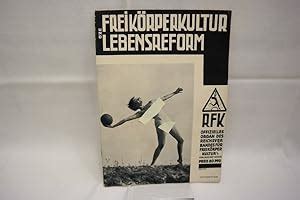 Freik Rperkultur Und Lebensreform Jahrg Oktober Heft