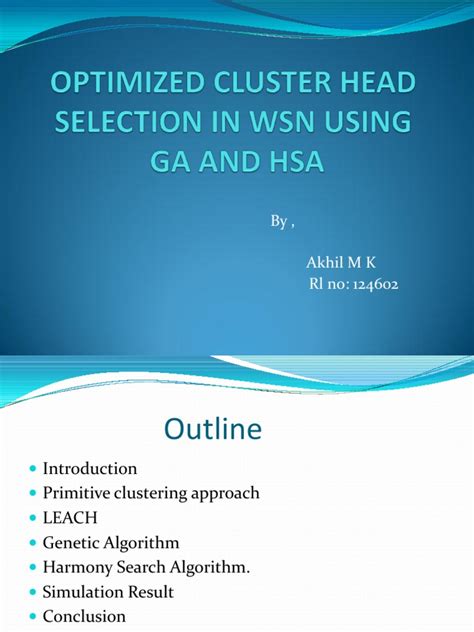 optimized cluster head selection in wsn using new pdf wireless sensor network algorithms