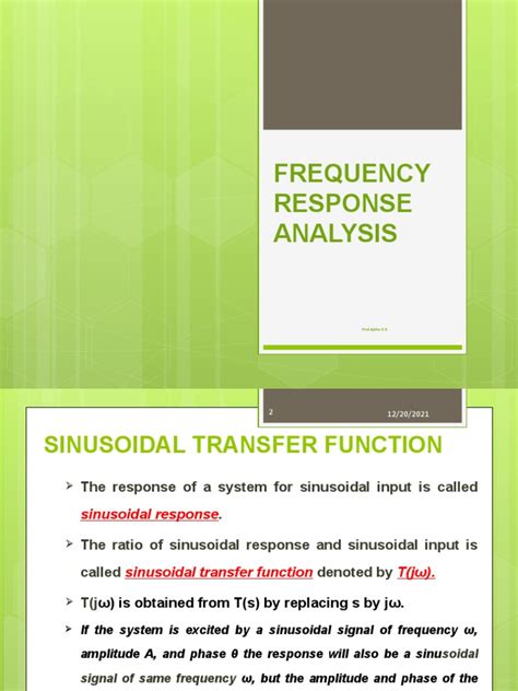 frequency response analysis pdf resonance bandwidth signal processing