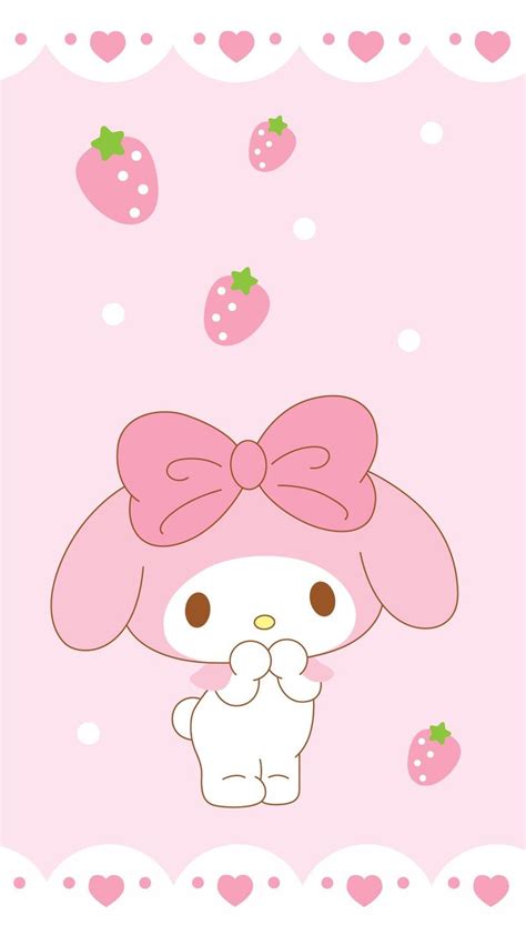Wallpaper My Melody Wallpaper Sanrio My Melody Aesthetic Hello