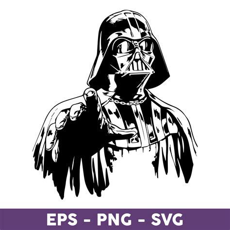 Darth Vader Svg Star Wars Character Svg Star Wars Svg Yod Inspire