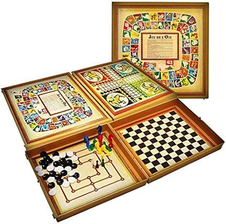Toys Coffret 8 Jeux De Societe Classiques Mallette Plastique Muti