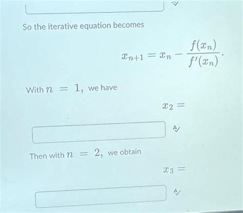 solved starting with x1 0 find the third approximation x3 to