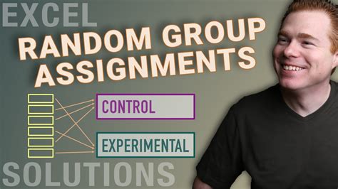 randomly assign your excel data into groups youtube