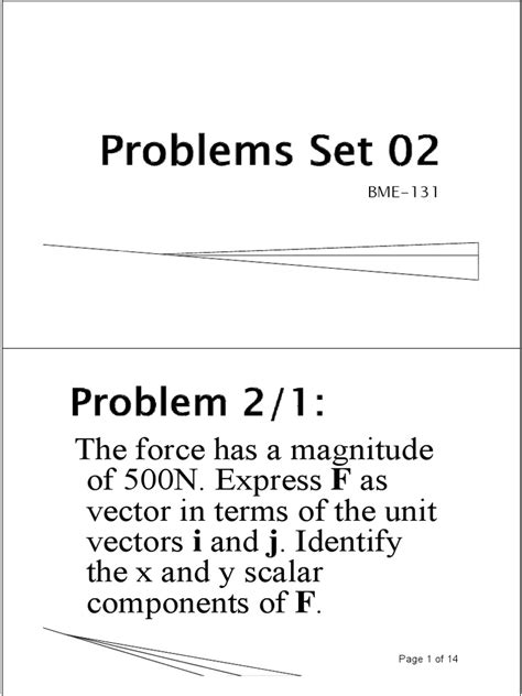 problems set 02 pdf euclidean vector algebra