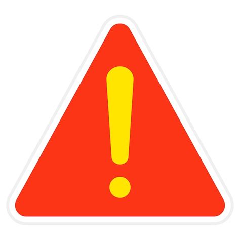 Premium Vector Warning Icon