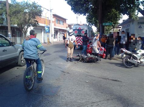 Motociclista Resulta Lesionado Tras Accidente Vial En Lerdo El Siglo