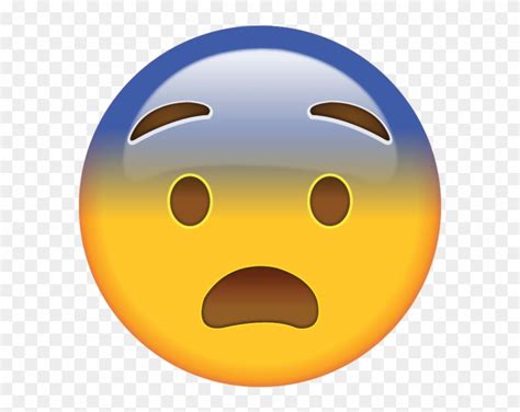 Fearful Face Emoji Fearful Face Emoji Free Transparent PNG Clipart