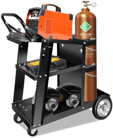 VEVOR Welding Cart 3 Tier Welder Cart Heavy Duty With 400Lbs Static