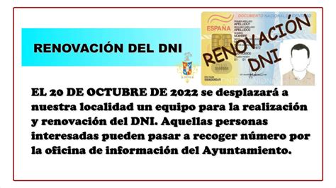 RENOVACIÓN DEL DNI Ayuntamiento de Hinojosa del Duque