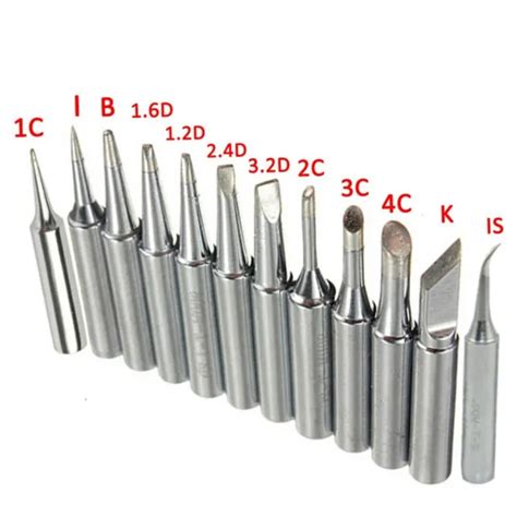 12 PI CES EMBOUTS En Fer Souder De Haute Qualit Pour Outils De Station