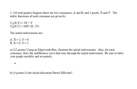 Solved Total Points Suppose There Are Two Consumers Chegg